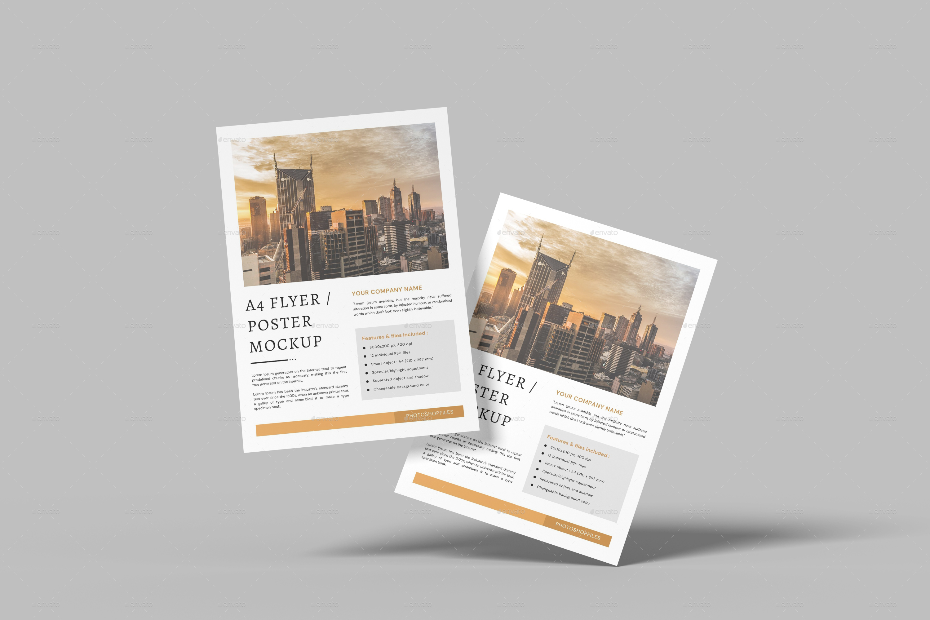 A4 Flyer Mockup, Graphics | GraphicRiver